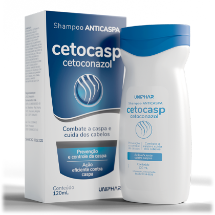 Cetocasp Cetoconazol Shampoo 120ml – Uniphar